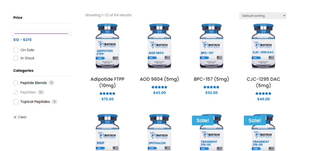 Biotech Peptides Review (Best Place To Buy Peptides?)