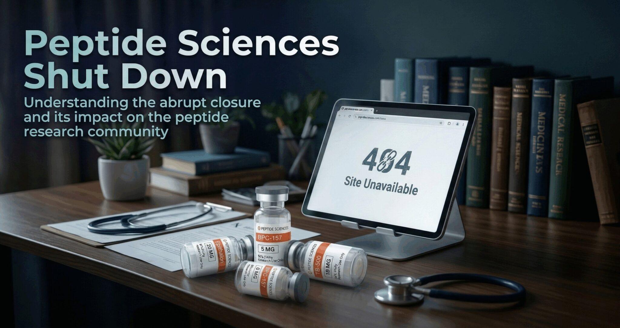 Peptide Sciences Shut Down: What Happened And Where To Buy Now